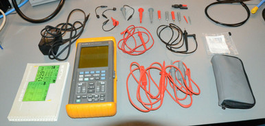 Fluke Scopemeter 97, 50 Mhz Portable Oscilloscope W/ Test Leads, Manual ...