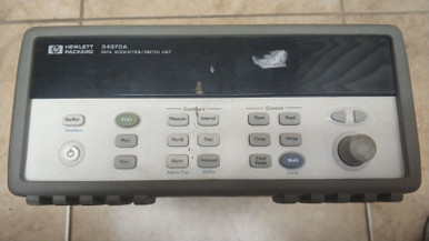Hp Hewlett Packard 34970A Data Acquisition Switch Unit No Option Card ...