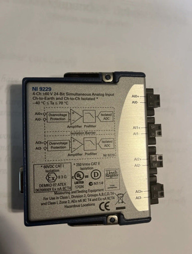 National Instruments Ni 9229 Analog Input Module - Industrial Lynx