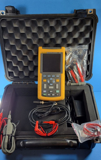 Fluke 123 Scopemeter Scope Oscilloscope Meter Multimeter - Industrial Lynx
