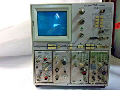 Tektronix 7844 Dual-Beam Oscilloscope Scope With 2 Probes & More ...