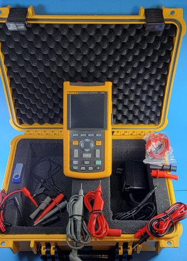 Fluke 124 40Mhz Scopemeter Oscilloscope Scope Meter Multimeter ...