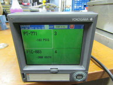 Yokogawa Daqstation Digital Chart Recorder 100-240 Vac Style S4 Dx104-2 ...