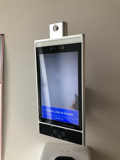 Tc-Prevent Face Recog Touchless Temperature Kiosk/ Access Control Mask ...