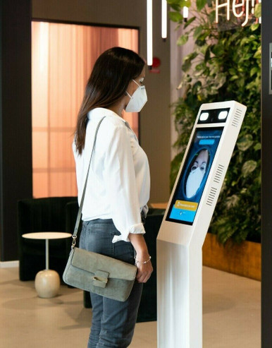 Temperature Screening Kiosk - Industrial Lynx