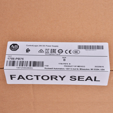 2022 Ab 1756-Pb75 Ser B Controllogix 24V Dc Power Supply Allen-Bradley ...