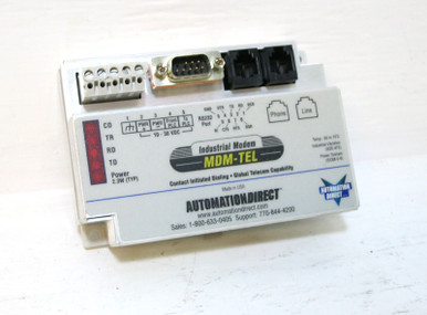 Automation Direct Mdm-Tel Modem Plc Module 30 Vdc Mdmtel - Industrial Lynx