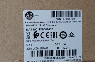 Ab 2080Lc3024Qwb Micro830 24 I/O Controller 2080-Lc30-24Qwb ...