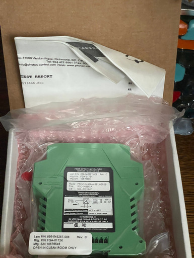 Photon Control Ftc-Din-Ssma-2512-Ep2B Fga-0172K Lam P/N 666-045257-006 ...
