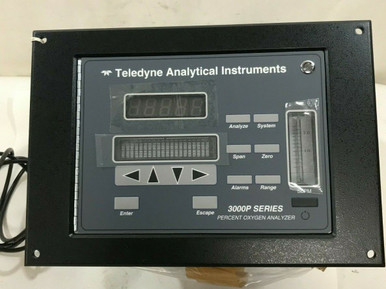 Teledyne Analytical 3000P Percent Oxygen Analyzer With Manual (86A ...