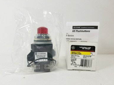 General Electric Cr104Plt22R Red Illuminated Pushbutton Cr104Pxg49 Ge ...