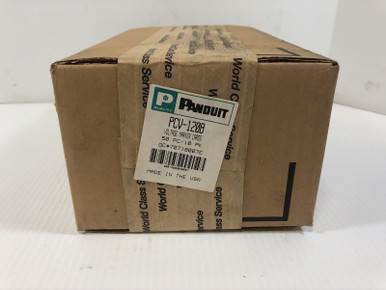 Panduit Pcv-120B Voltage Marker Cards 120 Volts 50 Piece / 10 Pack ...