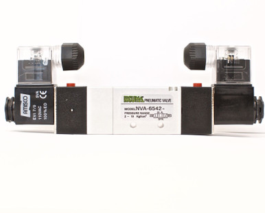 Neuma Solenoid Valve Nva-6542, 3 Position Open Center, Double Coil ...