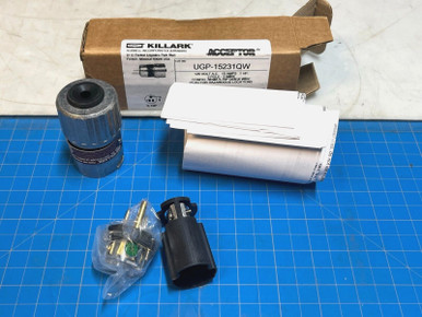 Killark Acceptor Ugp 15231Qw 15A 125V 2P 3 Wire Plug For Hazardous ...