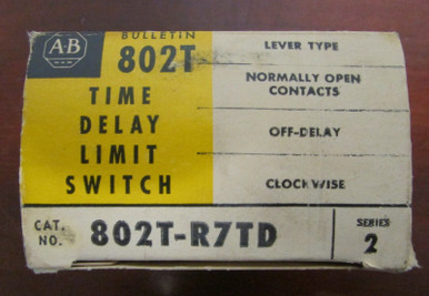 Allen Bradley 802T R7Td Time Delay Limit Switch - Industrial Lynx