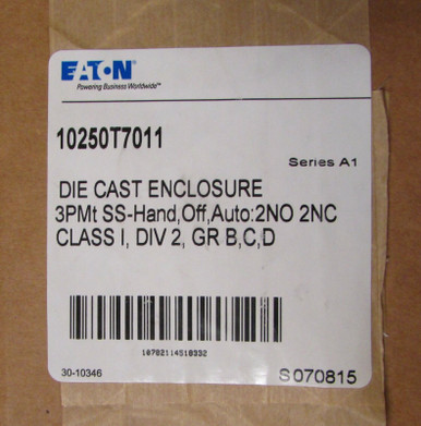 Eaton Cutler Hammer 10250T7011 Hand Off Auto 3 Pos Selector Swit ...
