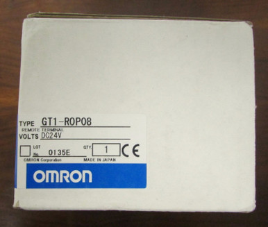 Omron Gt1 R0P08 Relay Output 24 Vdc Remote Terminal - Industrial Lynx