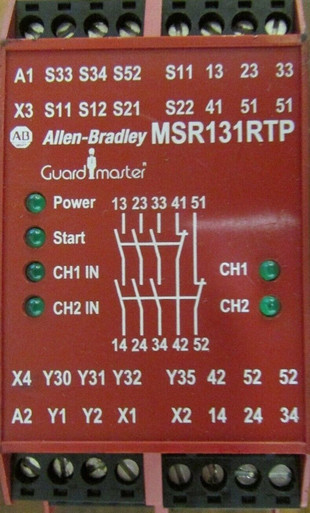 Allen Bradley Guard Master 440R C23139 Safety Relay Msr131Rtp ...