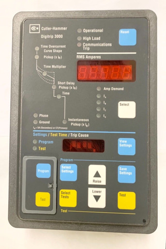 Eaton Dt3000 3 Phase + Ground Overcurrent Relay Digitrip 3000 ...