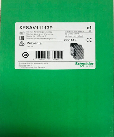 Schneider Electric Xpsav11113P Emergency Stop Preventa Safety Relay ...