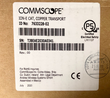 Commscope 763328 02 Ion-E Cat Copper Transport Poe Control Module ...