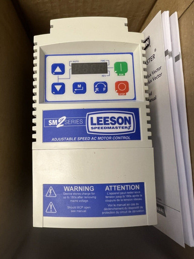 Leeson 174634.00 Sm2 Series Speedmaster 2 Adjustable Speed Ac Motor ...
