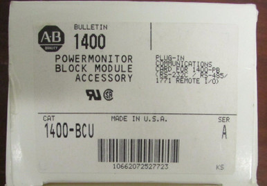 Allen Bradley 1400 Bcu Plug In Communications Power Monitor Module 1400 ...