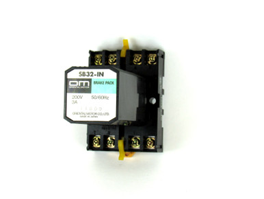 Oriental Motor Sb32-In Brake Pack, 200V With Omron P2Cf-08 Relay Socket ...