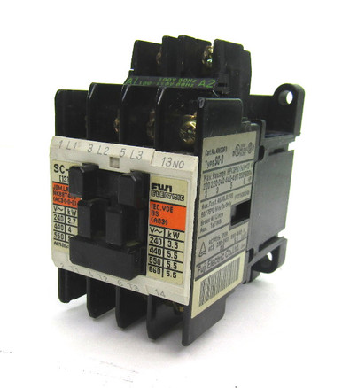 Fuji Sc-0 Contactor 100-110V Coil Voltage, 20A - Industrial Lynx