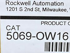 Allen Bradley 5069-Ow16 0W16 B Compact Logix 5000 Output Module ...