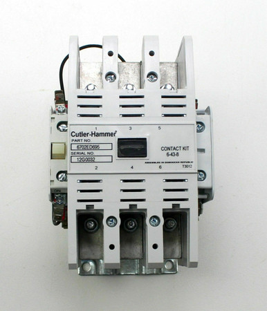 Eaton Cutler Hammer Special Purpose Ac Contactor 6702Ed695 3 Pole ...
