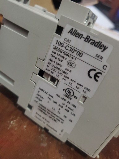 Allen Bradley 100-C30D00 120V Contactor - Industrial Lynx