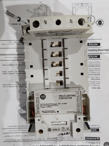 Allen-Bradley 500Lg-200A1-E Series A Lighting Contactor - Industrial Lynx