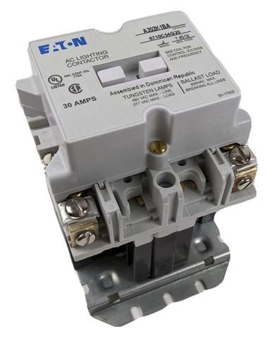 Eaton Lighting Contactor 30A 600Vac 2Pole 120Vac Coil A202K1Ba A202 ...