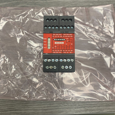 Es-Ua-5A, Banner Engineering, Safety Relay Module For E-Stop/Rope Pull ...