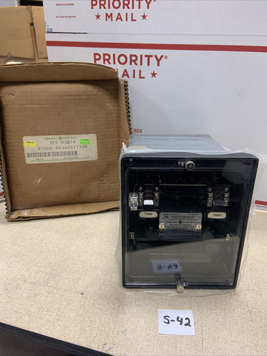 General Electric Very Inverse Time Overcurrent Relay 12Ifc53B1A ...