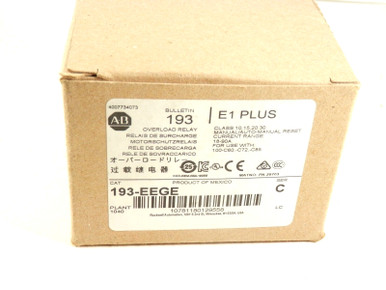 Allen Bradley 193-Eege Overload Relay - Industrial Lynx