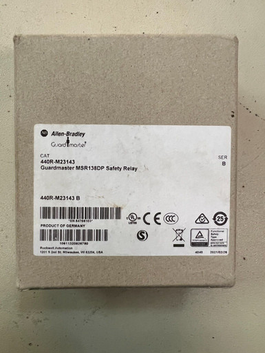 Allen Bradley Guardmaster Saftey Relay Msr138Dp 440R-M23143 ...