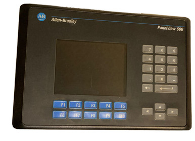 Allen Bradley 2711-K6C16 Series C Panelview 600 Color/Keypad/Rs-232 ...