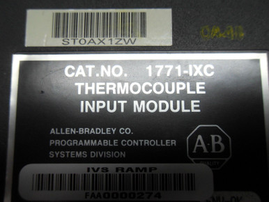 Allen Bradley 1771-Ixc Thermocouple Input Module - Industrial Lynx