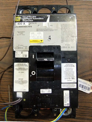 Square D 400A Circuit Breaker Lhl3640030Dc1616 - Industrial Lynx