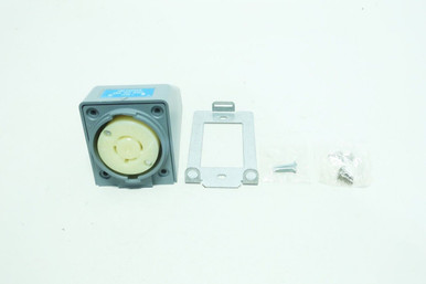 Hubbell HBL2420AR Twist-lock 20a 250v-ac 3ph 3p 4w Receptacle Angle ...