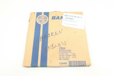 Band-it C20499 Stainless Easy Scale Band 100ft X 1/2in X 0.03in ...