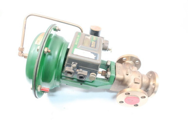 Fisher GX Pneumatic Stainless Flanged Dvc2000 Control Valve 1in 150 ...