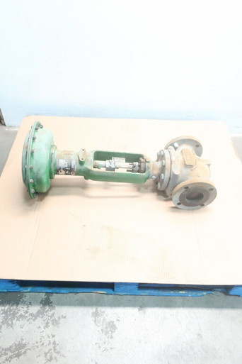 Fisher TYPE ET Pneumatic Iron Flanged Control Valve 3in 125 ...