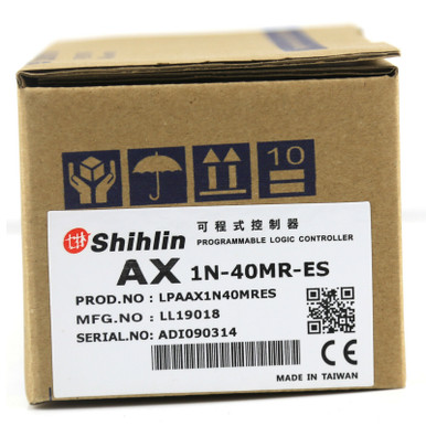 Shihlin Ax1N-40Mr-Es Plc Programmable Controller - Industrial Lynx