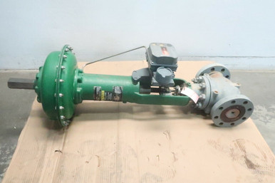 Fisher TYPE ED 667 Dvc6200 Pneumatic Steel Flanged Control Valve 3in ...