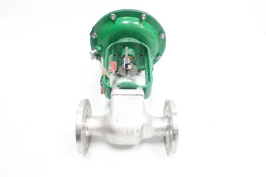 Baumann 24548SVF Pneumatic Stainless Flanged Control Valve 1in 150 ...