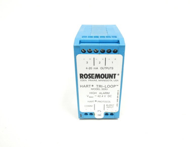 Rosemount 333Uc2 Hart Tri-Loop Signal Converter 4-20Ma 0.55-0.89G/Cucm ...