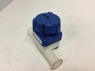 Blue Cole-Parmer Tzd100-075 Tri-Clamp T-Diaphragm Valve Maxi Run-Mini ...